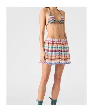 Missoni Pixelated Zigzag Motif Shorts - Multicoloured