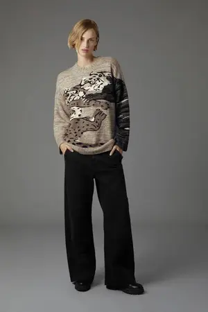 P.a.r.o.s.h Low-rise Wide-leg Jeans