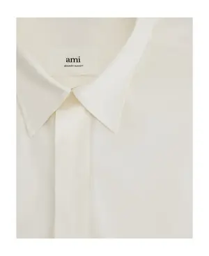 AMI Paris Long-sleeved Shirt Dress