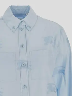Burberry Ekd Cotton Oversized Shirt