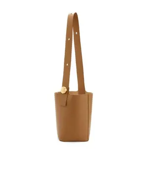 Loewe Medium Pebble Bucket Bag - Brown