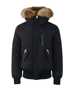 Mackage Dixon 2-in-1 Nordic Tech Down Bomber Jacket - Black