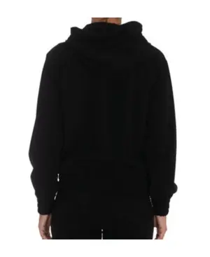 Miu Miu Logo Patch Cotton Hoodie