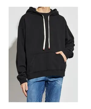 Dsquared2 Relaxed Fit Logo Drawstring Hoodie