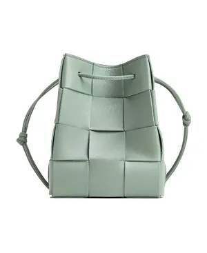 Bottega Veneta Cassette Small Shoulder Bag - Gray