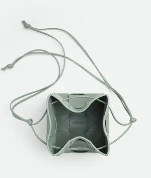 Bottega Veneta Cassette Small Shoulder Bag - Gray