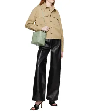Bottega Veneta Cassette Small Shoulder Bag - Gray