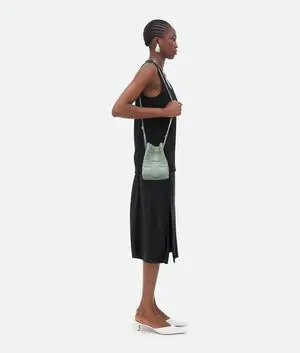 Bottega Veneta Cassette Small Shoulder Bag - Gray