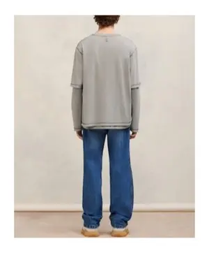 Ami Double-layered Logo Sweatshirt