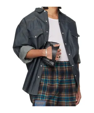 MAISON MARGIELA Flap Chest-pocketed Buttoned Denim Shirt