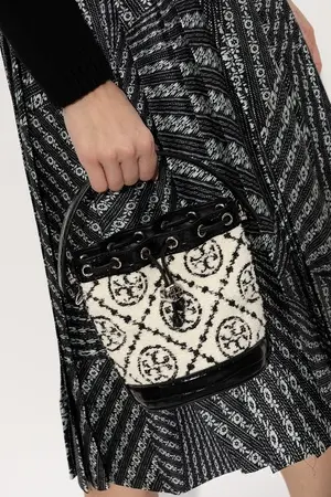 Tory Burch Mini Bouclé Bucket Bag