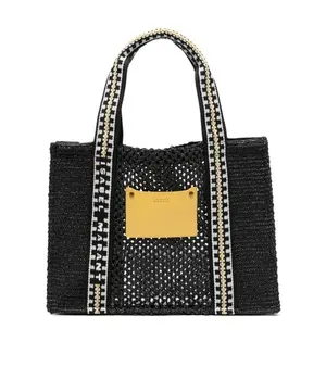 Isabel Marant Étoile Knitted Handbag With Patterned Embroidery
