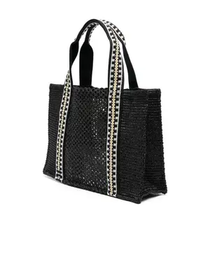 Isabel Marant Étoile Knitted Handbag With Patterned Embroidery