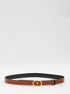 Celine Medium 25mm Alix Belt In Taurillon And Natural Calfskin