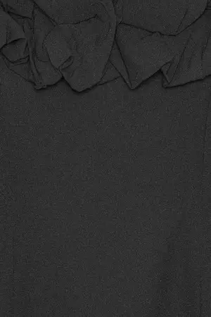 ROTATE BY BIRGER CHRISTENSEN Crepe Ruffled Mini Dress