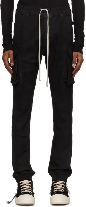 Rick Owens Edfu Mastodon Slim Cargo Trousers