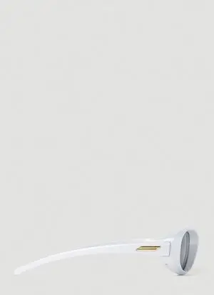 Bottega Veneta Oval Logo Sunglasses