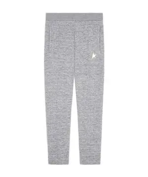GOLDEN GOOSE Star Printed Track Pants - Gray