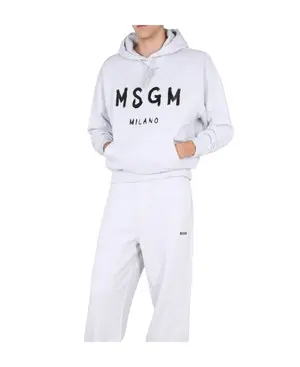 MSGM Logo Print Hoodie
