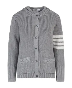 Thom Browne Button Detailed Cardigans For Women