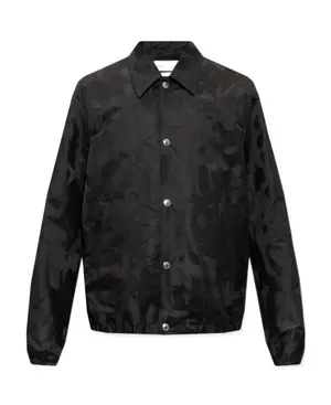 Alexander McQueen Logo Detailed Buttoned Jacket