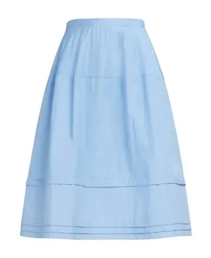 Marni Pleat-detailed High-waisted Midi Skirt