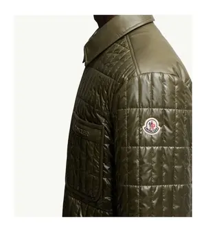 Moncler Madiere Quilted Shirt Jacket