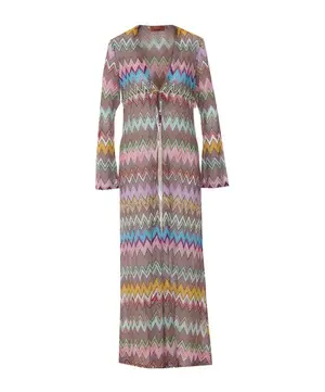 Missoni Chevron Long-sleeve Knitted Dress