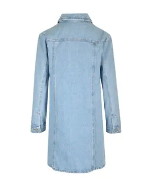 A.p.c. Long-sleeved Denim Shirt Dress