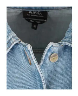A.p.c. Long-sleeved Denim Shirt Dress