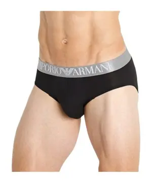 Emporio Armani Elastic Waist Underwear Black