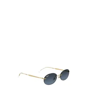 Ray-ban Oval Frame Rimless Sunglasses