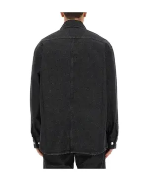 Maison Kitsuné Tiger Head Cotton Shirt Jacket