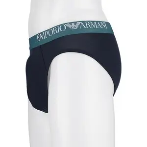 Emporio Armani Elastic Waist Briefs Pants 2-piece Set
