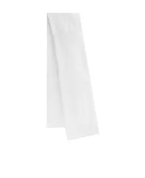 Max Mara Fringed Scarf - White