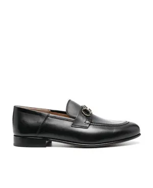 FERRAGAMO Gancini Detail Loafers