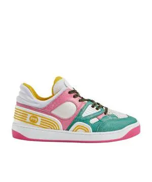 Gucci Multi-color Leather Basket Low-top Sneakers - Multicolor