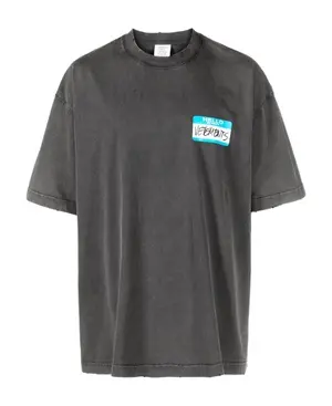 Vetements My Name Is Cotton T-shirt