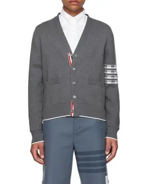 Thom Browne Hector Jacquard Back Cardigan