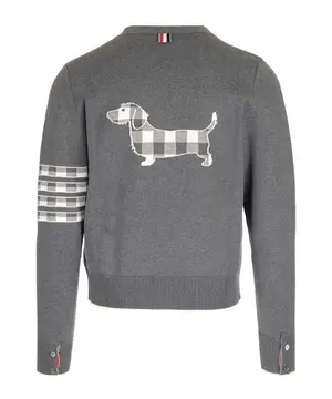 Thom Browne Hector Jacquard Back Cardigan