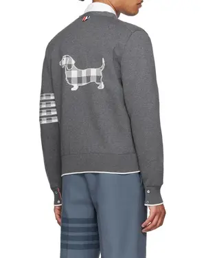 Thom Browne Hector Jacquard Back Cardigan