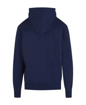 AMI Paris De Coeur Drawstring Hoodie - Blue
