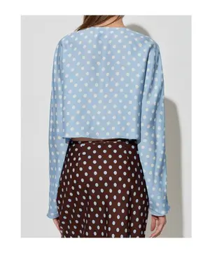 Posse Polka Dot Long Sleeve Blouse