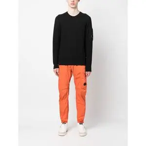 C.P. COMPANY Lens Detail Ribbed-knit Crewneck Jumper