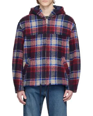 Isabel Marant Étoile Kurt Checked Hooded Jacket