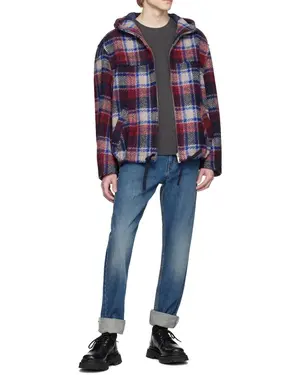 Isabel Marant Étoile Kurt Checked Hooded Jacket