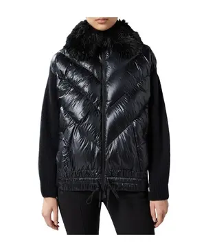 Moncler Padded Wool Alpaca Blend Cardigan