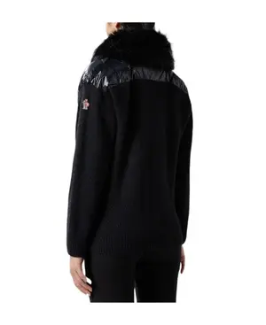 Moncler Padded Wool Alpaca Blend Cardigan