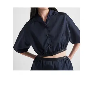 Prada Re-nylon Cropped Shirt