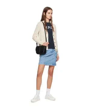 A.p.c. Louisa Logo-embroidered Cardigan